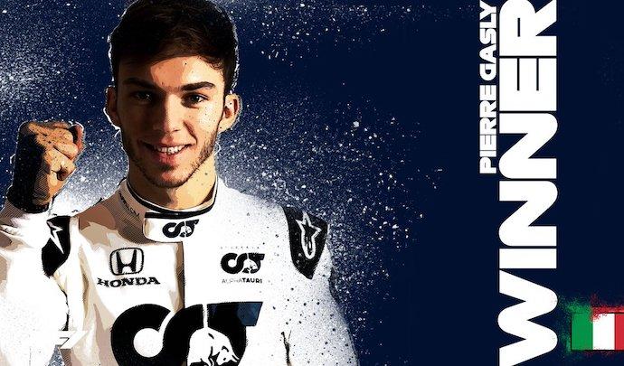 Monza 2020 : le jour de gloire de Pierre Gasly - SportsMarketing.fr
