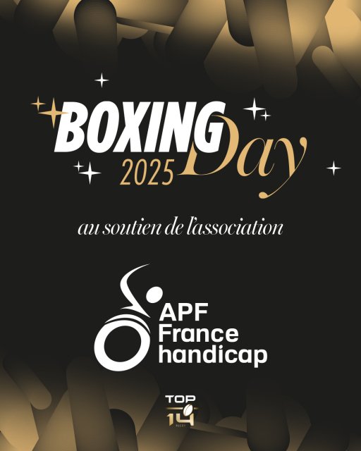Boxing Day TOP 14 : l’inclusion avec APF France handicap